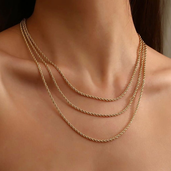 Rope Necklace - Etsy