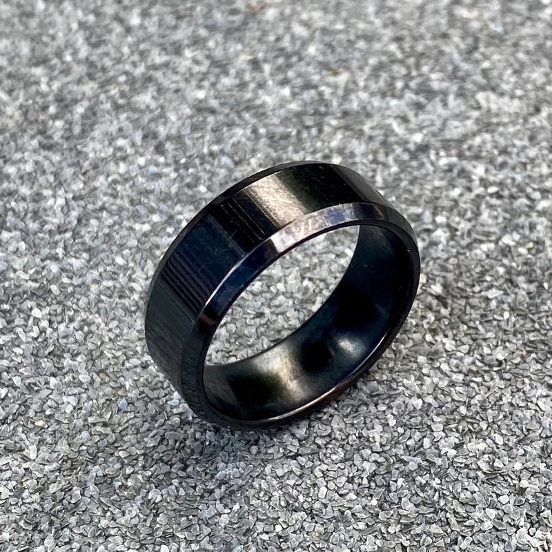 Black Ring - Etsy