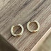 Mens Earring, Chunky Gold Diamond Hoop Earring, Mens Hoop Earring, Gold ...