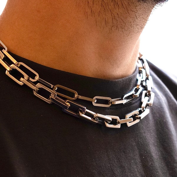 Heavy Silver Chain - Etsy