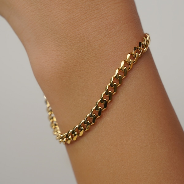 Gold Chain Bracelet - Etsy