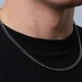 5mm Silver Connell Chain, Mens Chain, Silver Curb Chain Mens, Mens ...