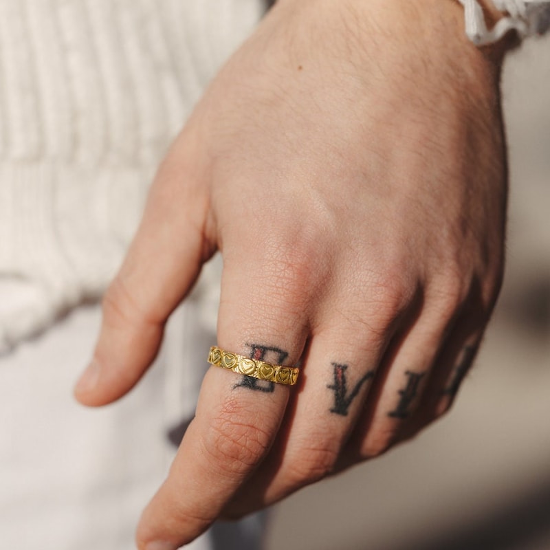 Chrome Hearts Ring - Etsy Canada