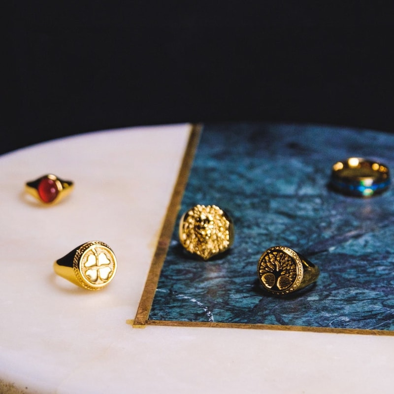 Gold Mafia Ring - Etsy