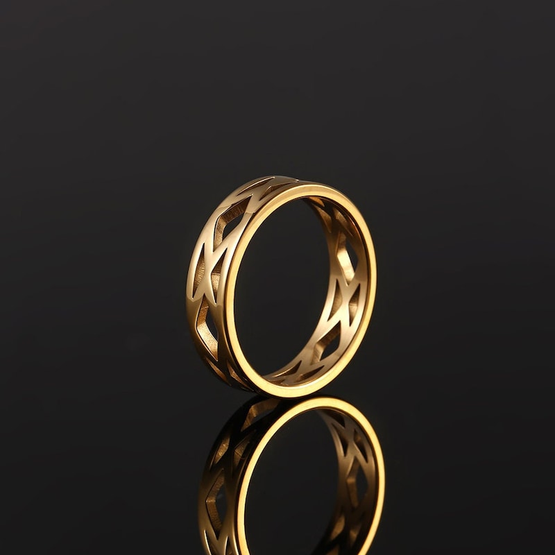 Cool Gold Pinky Ring Stack - Etsy