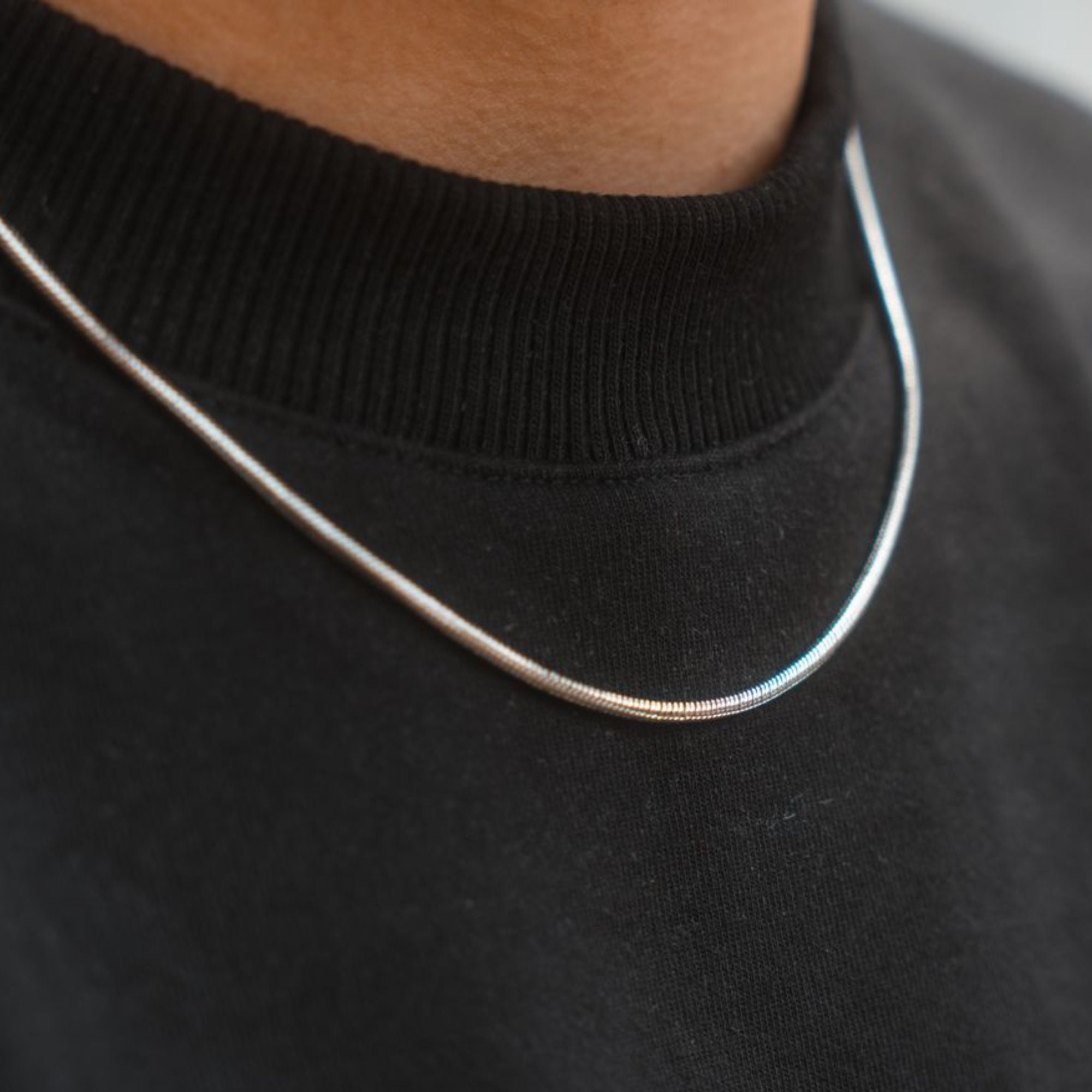 2mm Silver Snake Chain, Mens Chain, Silver Chain Mens, Thin Snake ...