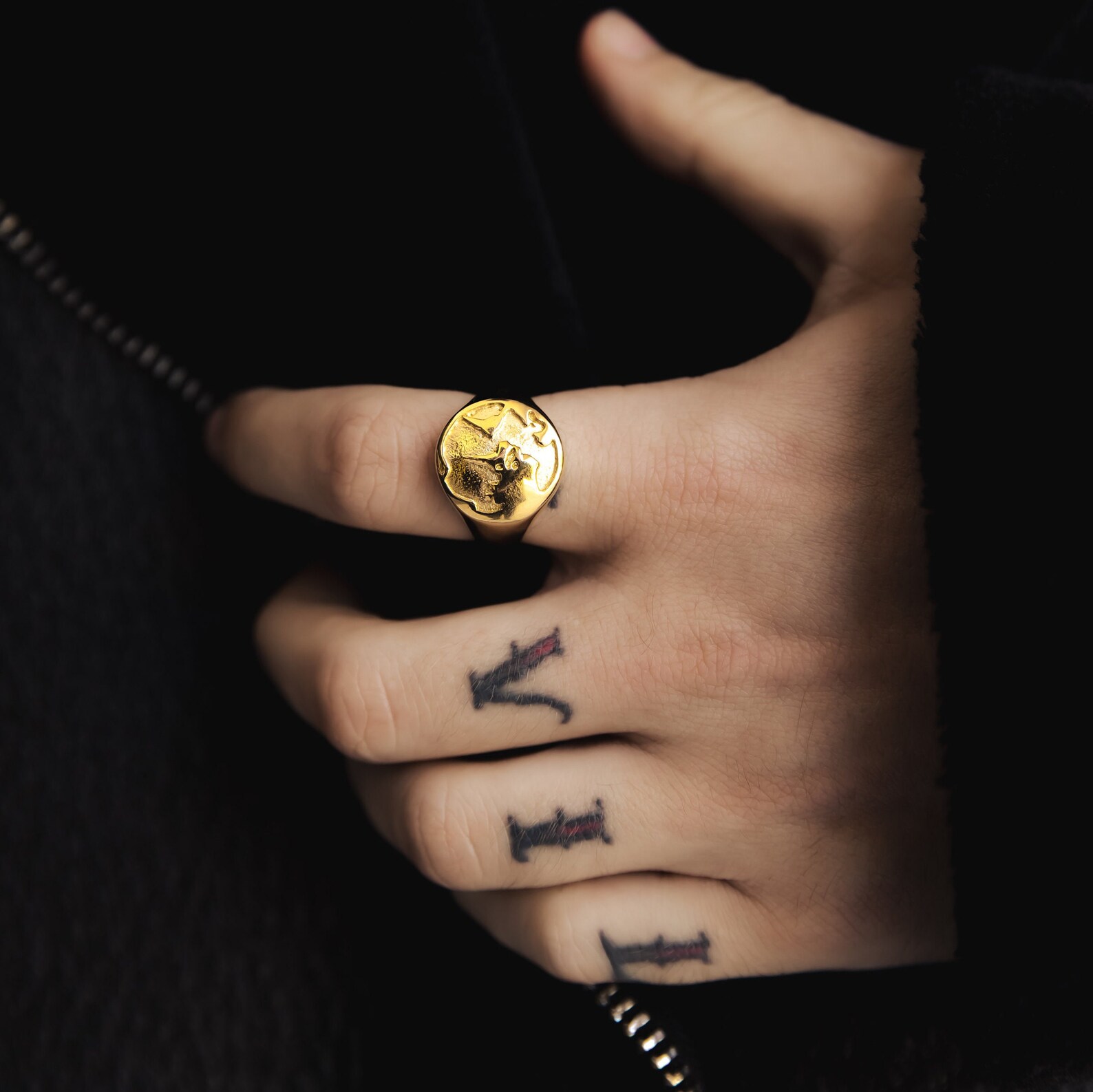 Mens Ring World Traveller Ring Mens Silver Ring Silver - Etsy