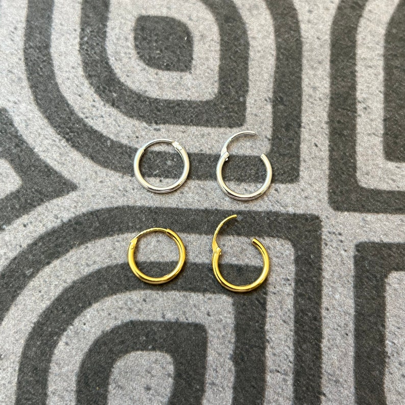 Mens Earrings Mini Hoop Earrings Men Mens Hoop Earrings - Etsy