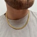 Thick 23K Gold Chain - Gold Miami Cuban Link Chain - Mens Gold Chains ...