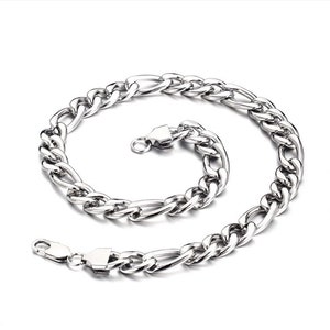 Mens Necklace, Chunky Silver Chains for Men, Thick Silver Chain Men ...