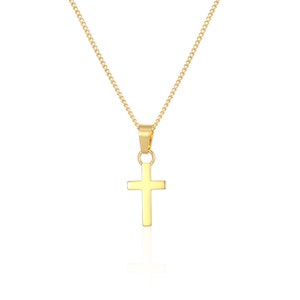 Mens Necklace, Gold Cross Necklace Men, Mens Cross Necklace for Men ...