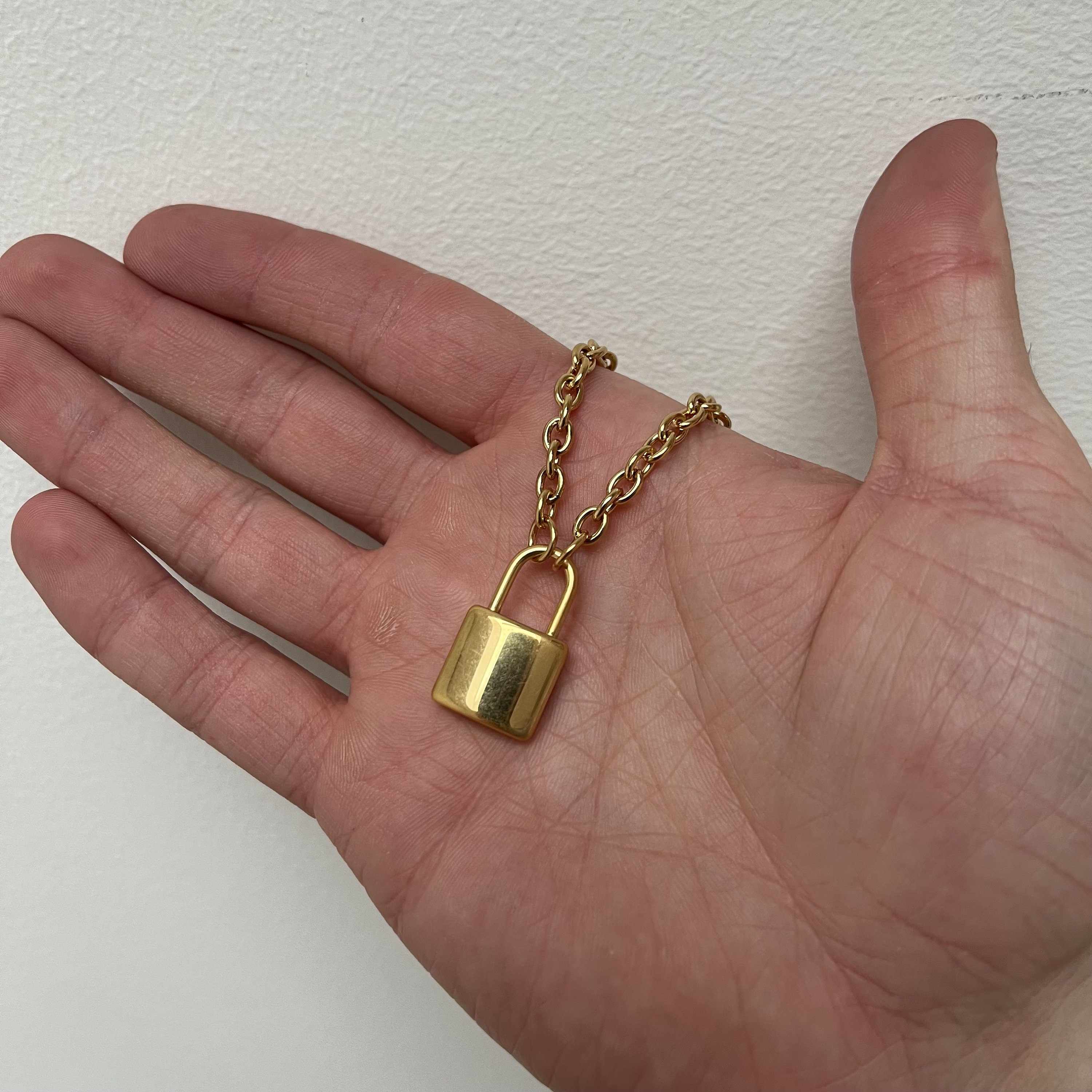 Etsy padlock necklace store