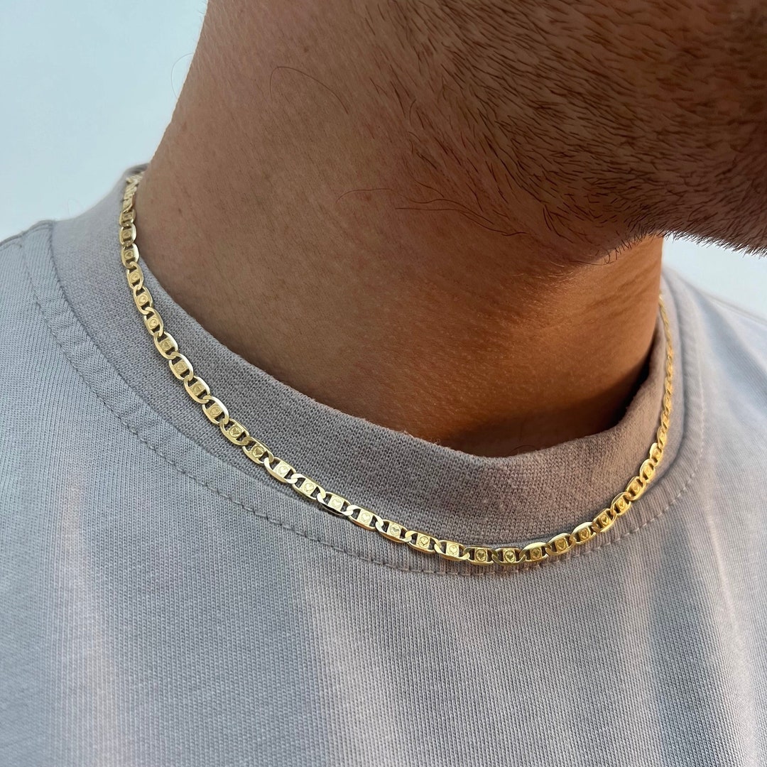 23K Gold Chain - Gold Valentino Chain - Mens Gold Chains - Mens Love ...