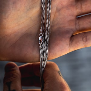 2mm Sterling Silver Chain - Mens Chain Necklace - Real Silver Chain ...
