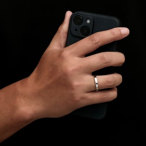 Mens Ring - Minimal Gold Band Rings for Men - Thin Gold Band Ring ...