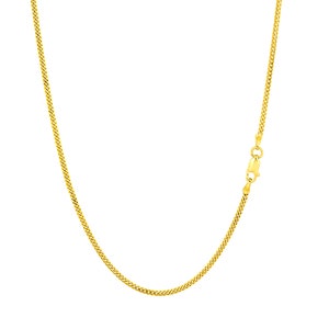 23K Gold Chain - Mens Gold Miami Cuban Link Chain - Thin Gold Chains ...