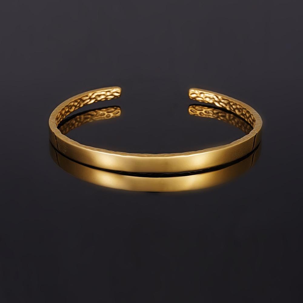 Mens Bracelet - Mens Gold Cuff Bracelet - 18K Gold Cuff Bracelet for ...