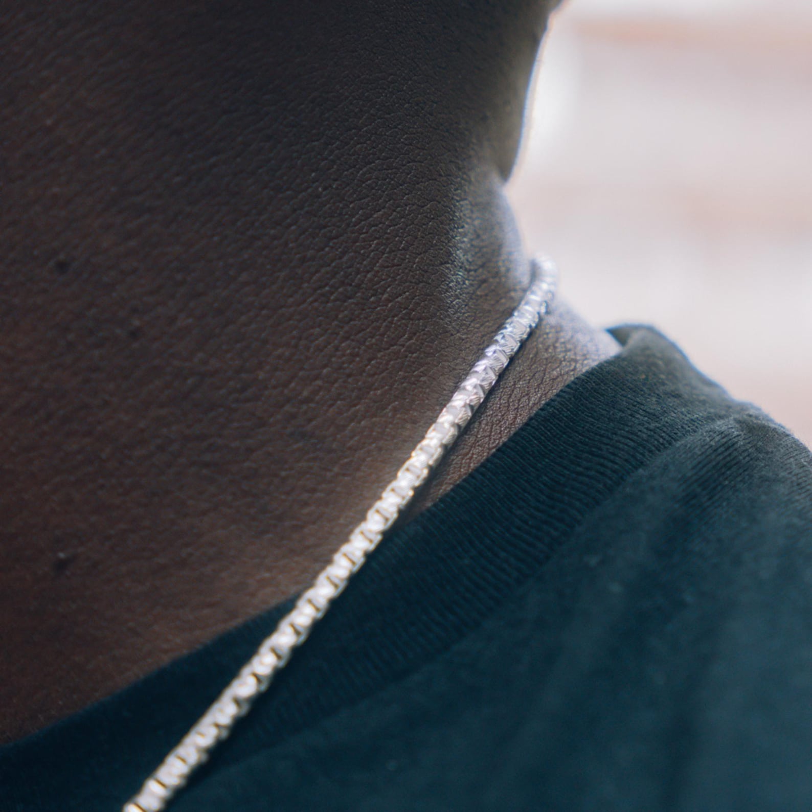 Gold Plated Box Chain - 3mm Cut Box Link Chain Necklace for Men - Mens ...