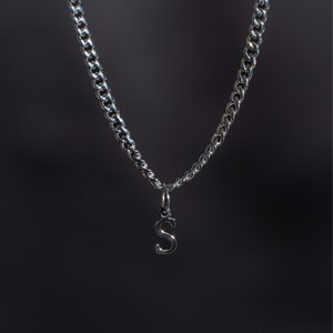 4mm Silver Cuban Chain, Mens Chain, Silver Chain Mens - Mens Necklace ...
