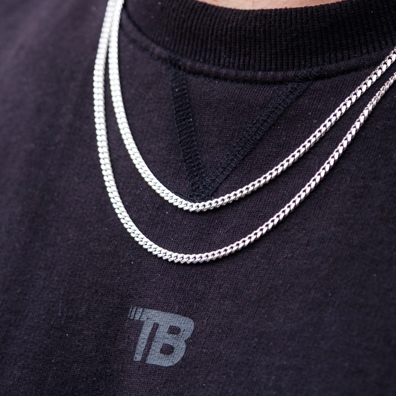 3.5mm Silver Cuban Chain Necklace Miami Cuban Link Chain for - Etsy