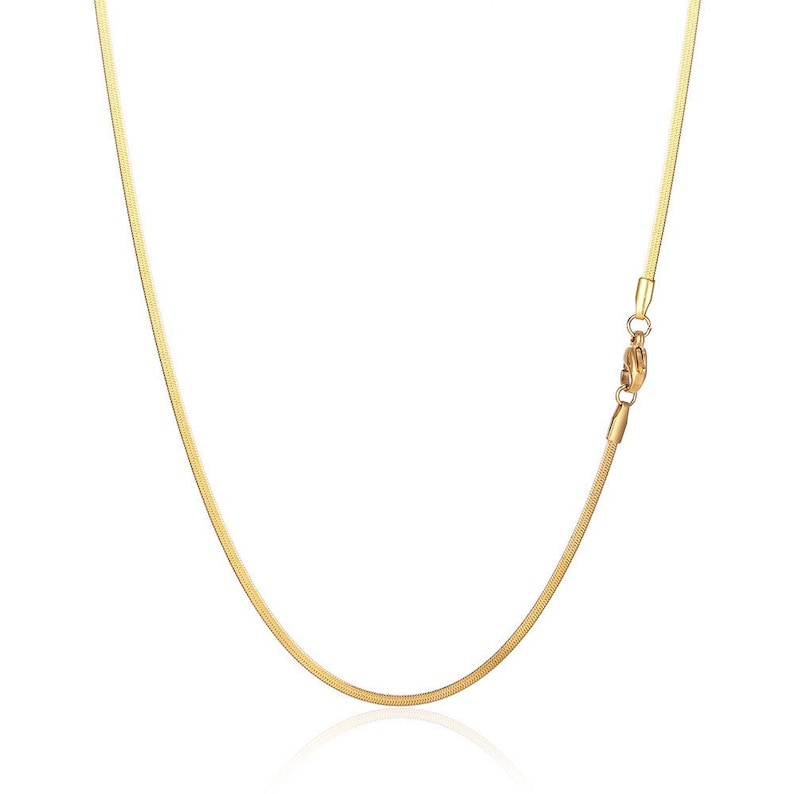 2mm Silver Snake Chain Mens Chain Silver Chain Mens Flat - Etsy