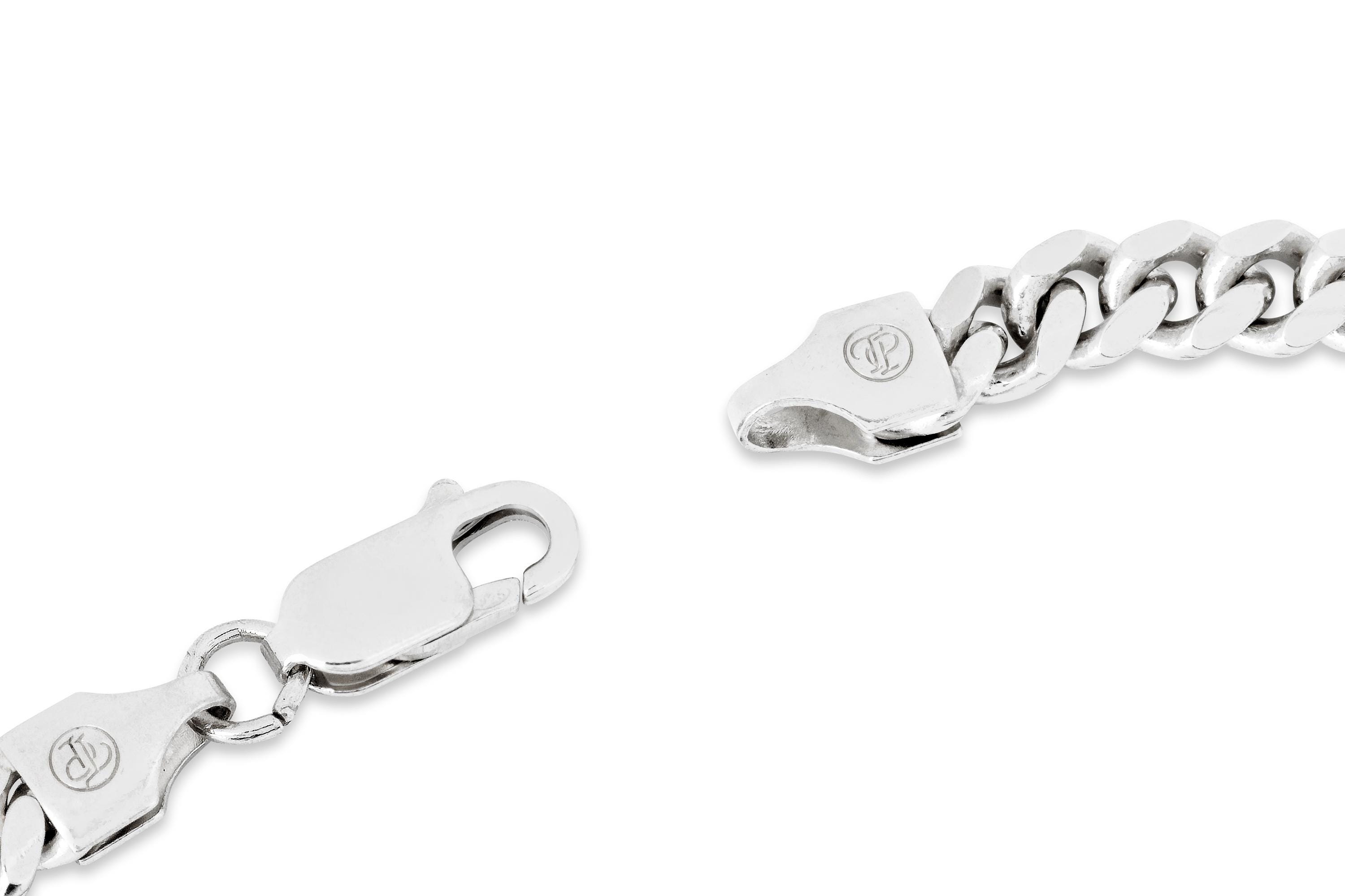 3mm 925 Sterling Silver Cuban Chain, Mens Chain, Rhodium Plated Chain ...