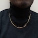 Gold Cuban Chain 18K Gold Chain Necklace Mens Gold Curb - Etsy