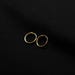 Mens Earrings - 18K Gold Hoops for Men, Mens Huggie Hoop Earrings, Thin ...