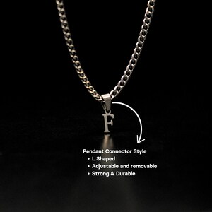 Mens Initial Necklace, Minimalist Initial Necklace for Men ...