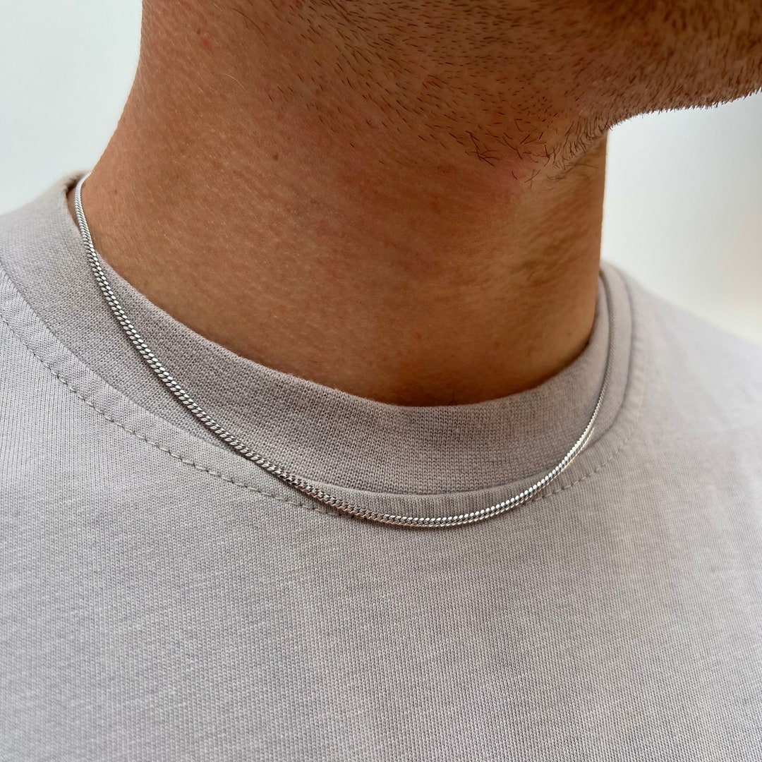 2mm Sterling Silver Chain - Mens Chain Necklace - Real Silver Chain ...
