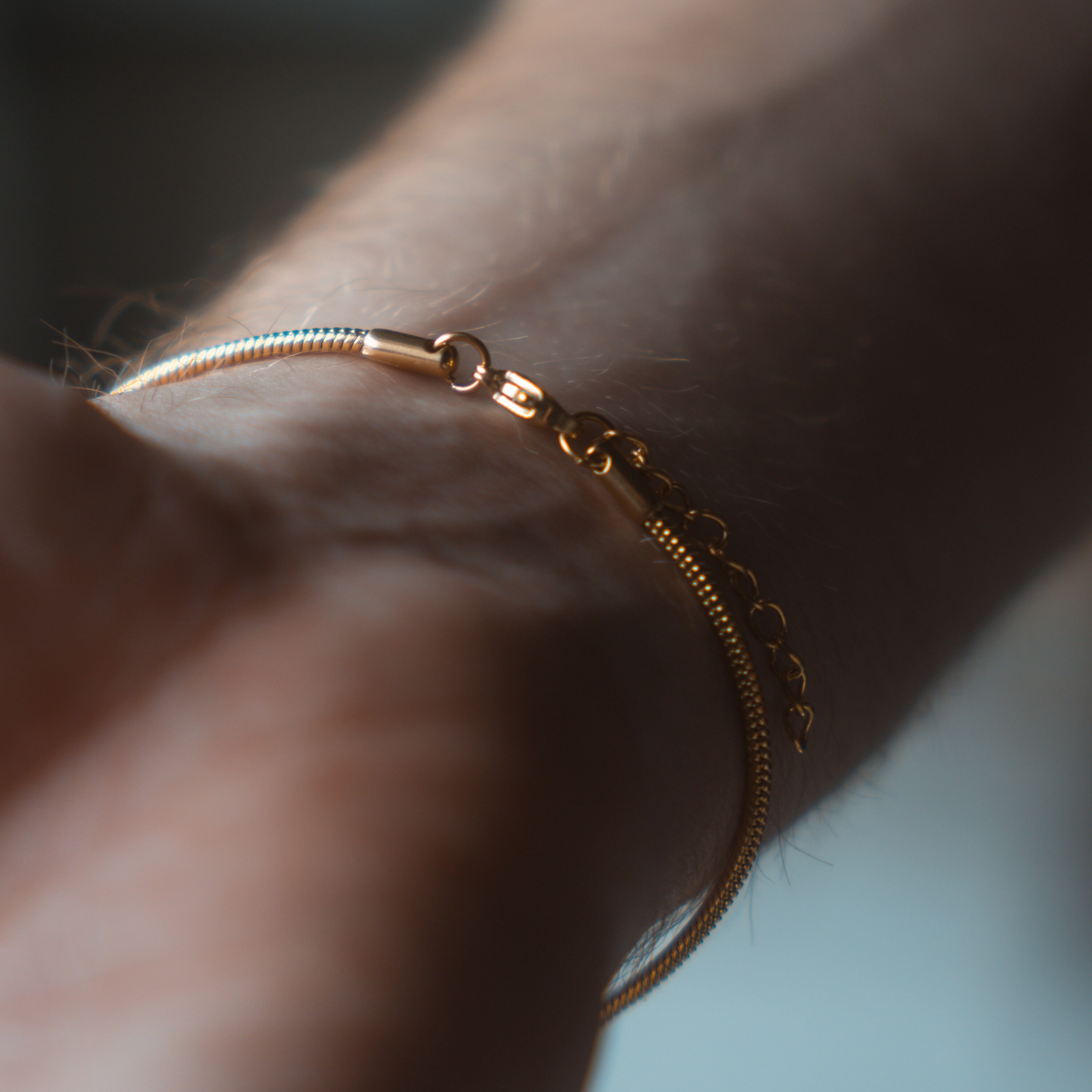 Mens Bracelet - 2mm Silver Snake Bracelet Men - Mens Jewelry - Thin ...