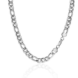 Mens Necklace, Chunky Silver Chains for Men, Thick Silver Chain Men ...