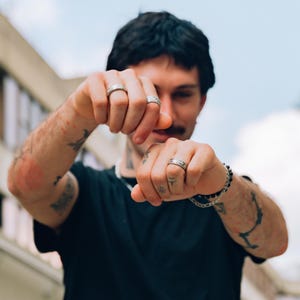 Mens Silver Pattern Band Ring - Mens Ring - Vintage Styled Pattern Ring ...