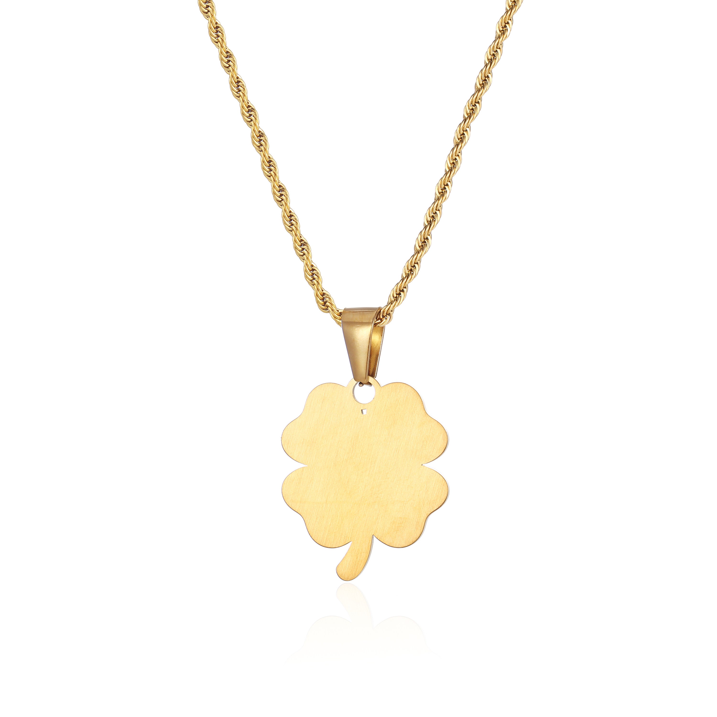 Four leaf clover necklace for guys store
