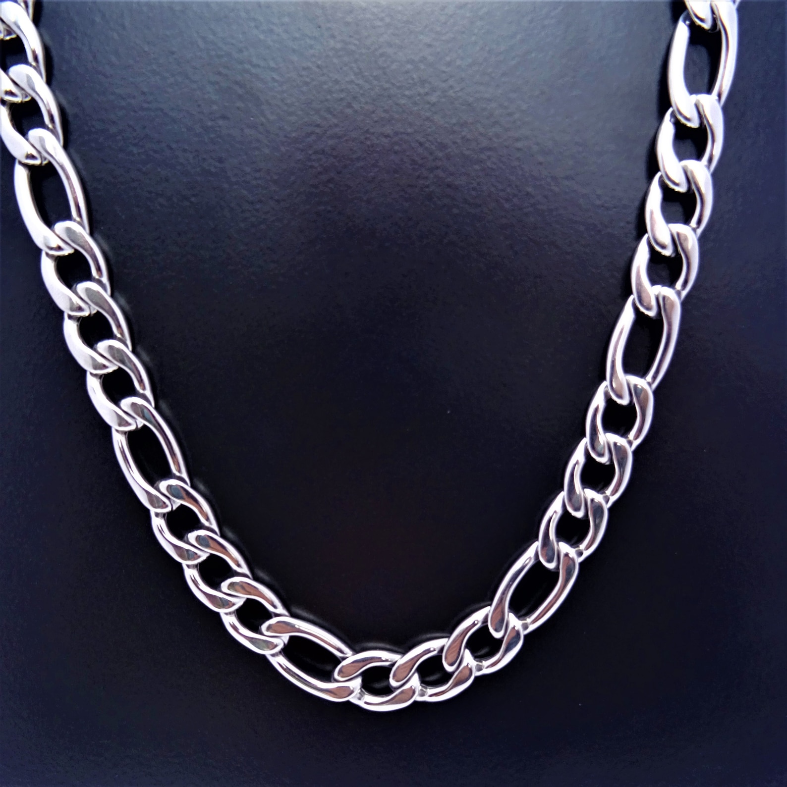 Mens Necklace, Chunky Silver Chains for Men, Thick Silver Chain Men ...