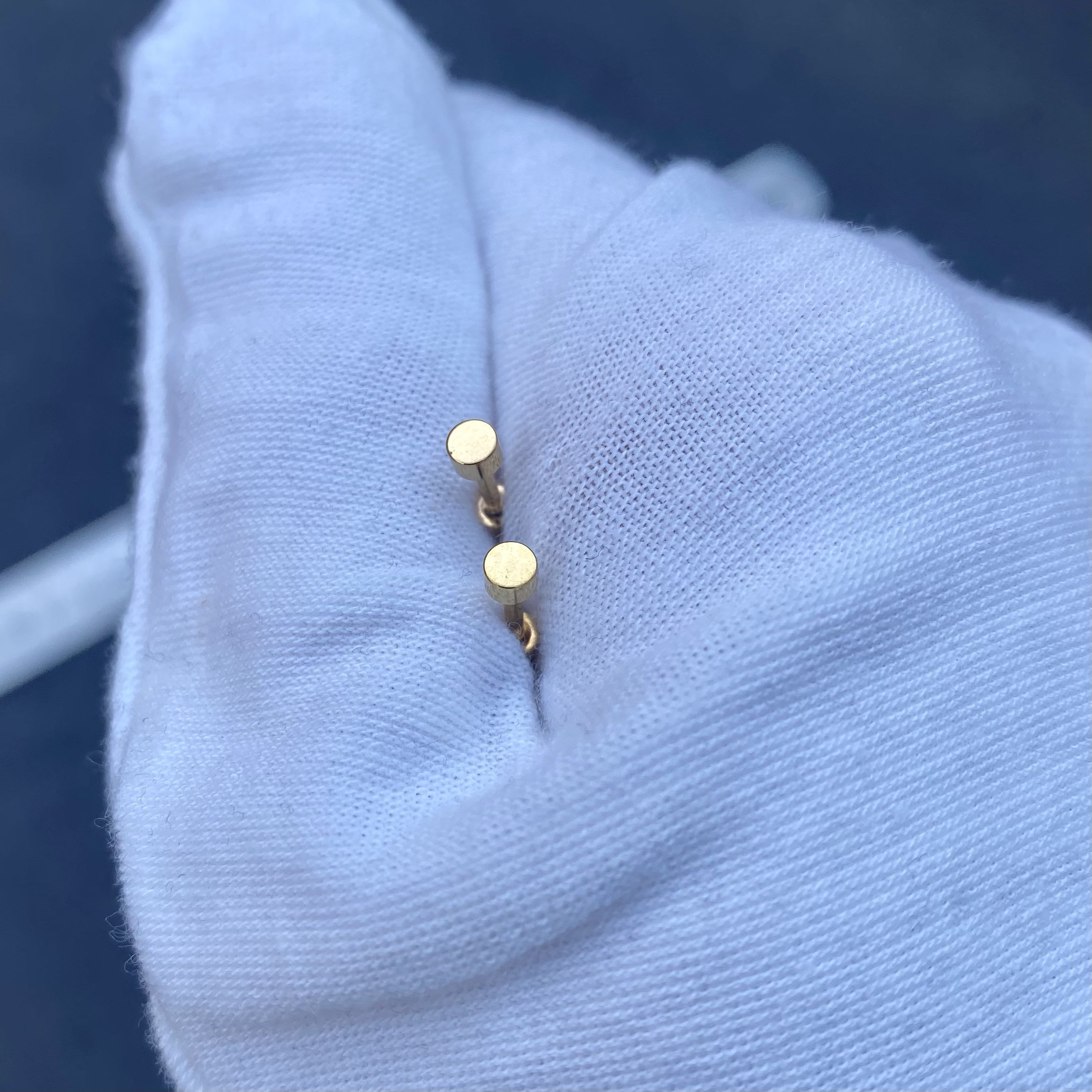 Mens Earrings 18K Gold Stud Earrings Men Minimalist Male | Etsy