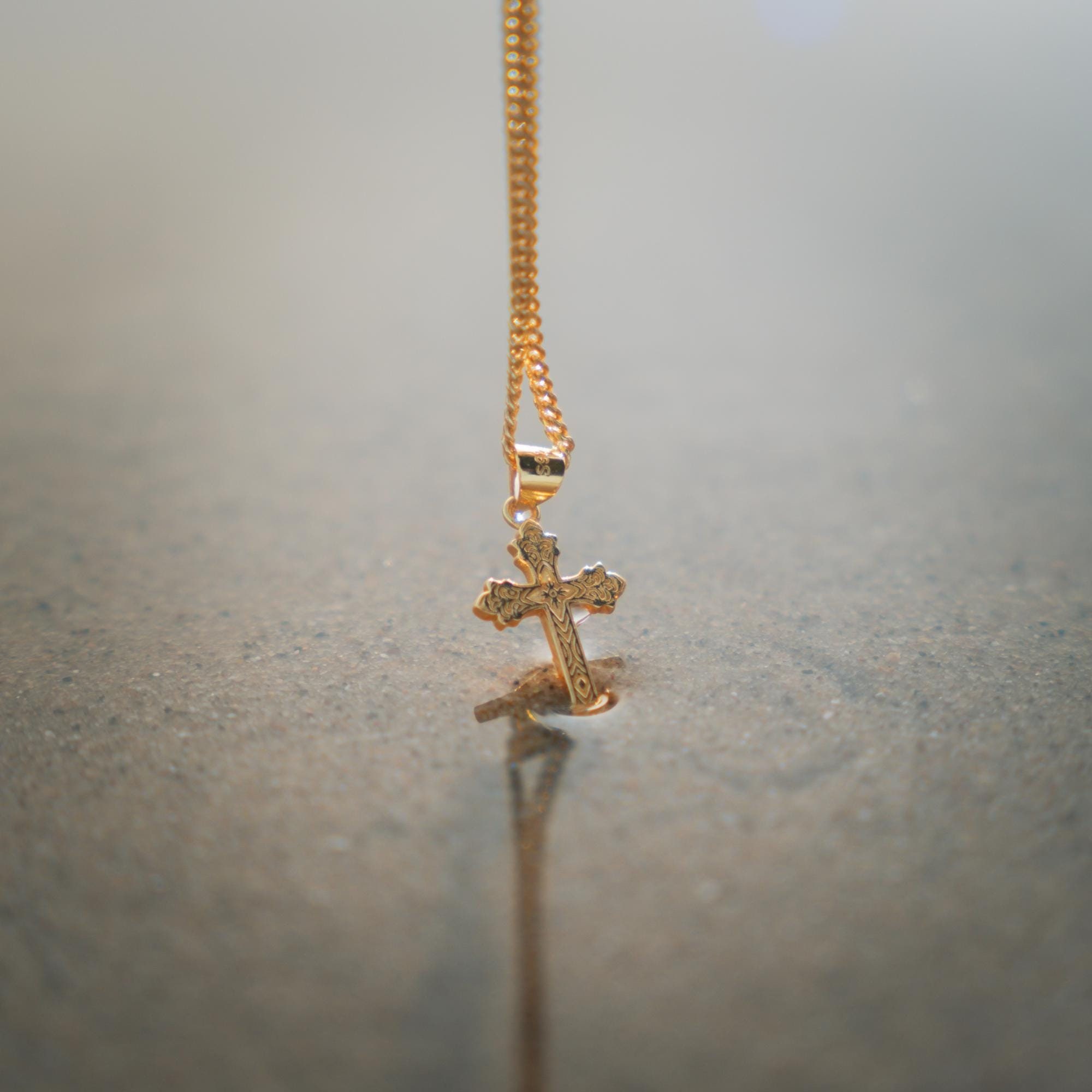 Silver Cross Necklace for Men, Silver Mens Cross Necklace, Small 925 ...