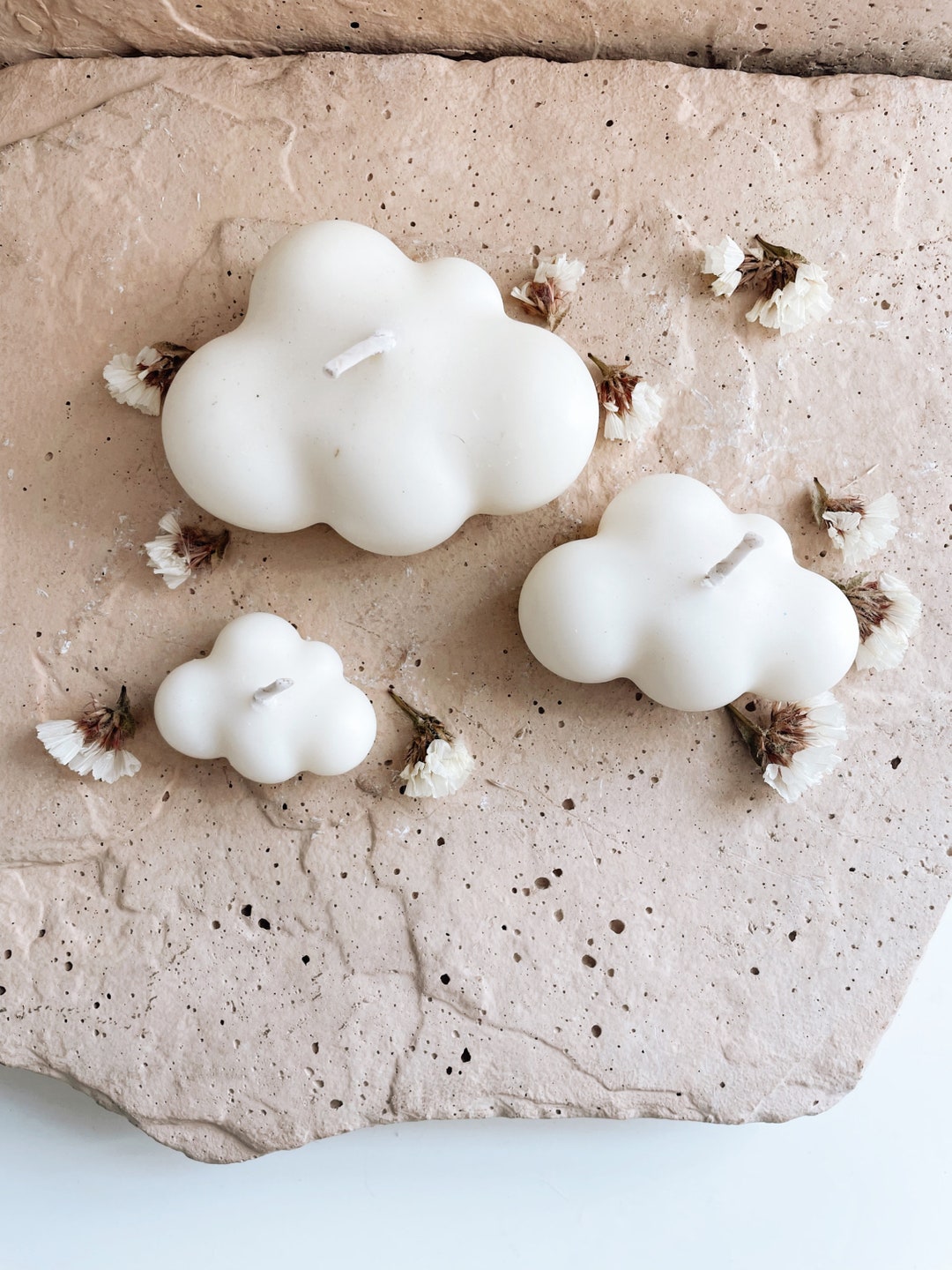 Cloud Candle Set - Etsy