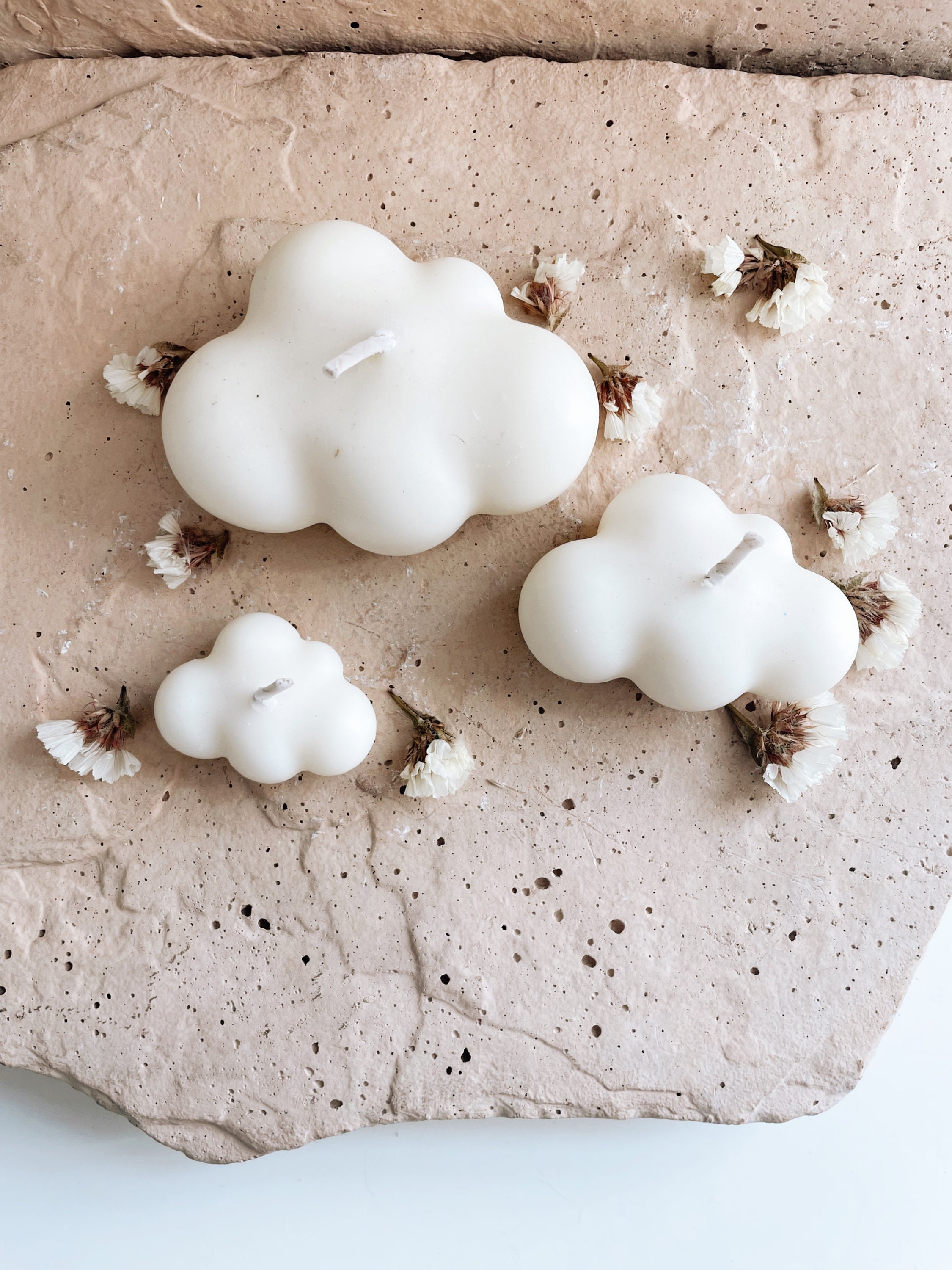 Cloud Candle Set - Etsy