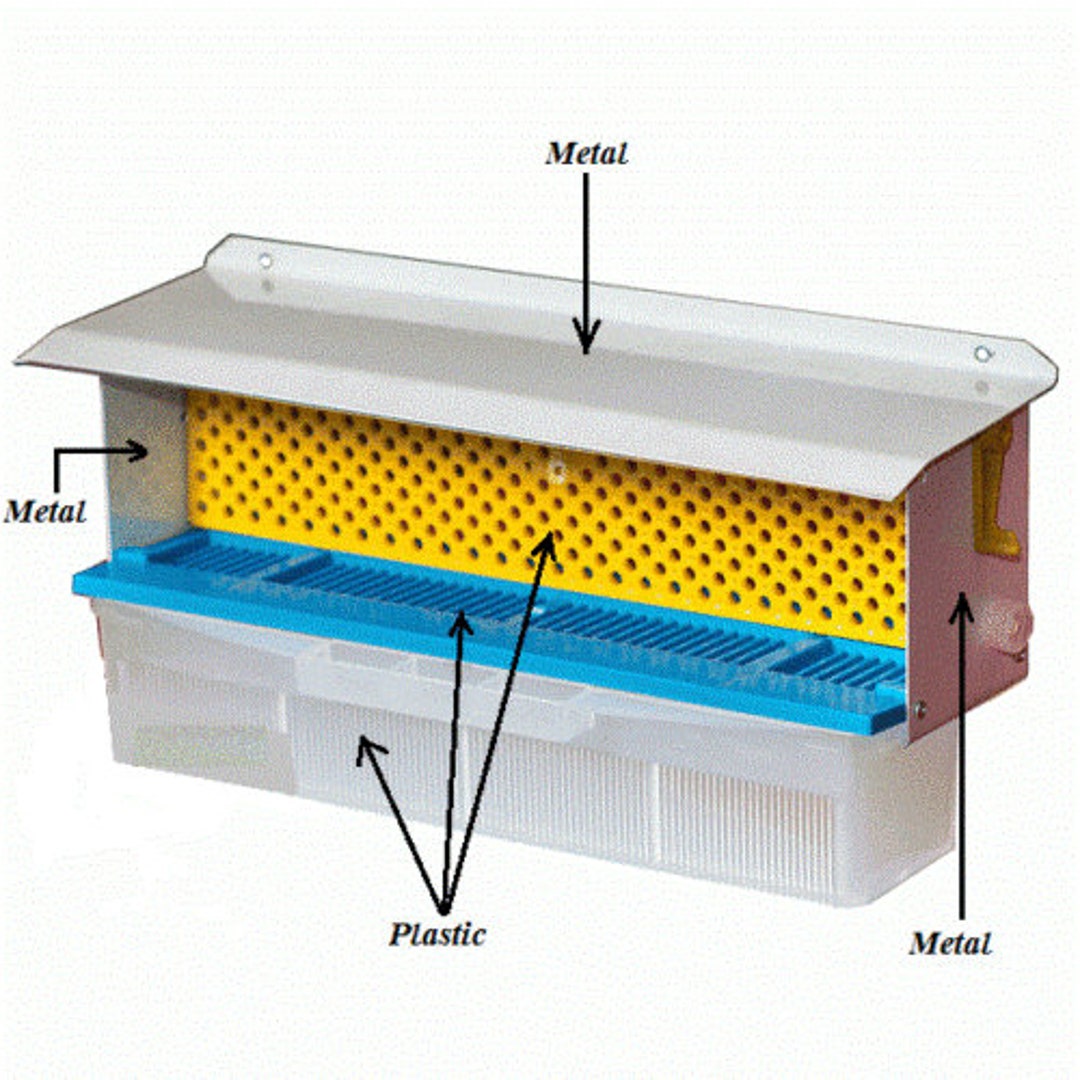 Metal/plastic Beehive Pollen Trap With Ventilated Drawer With Drone ...