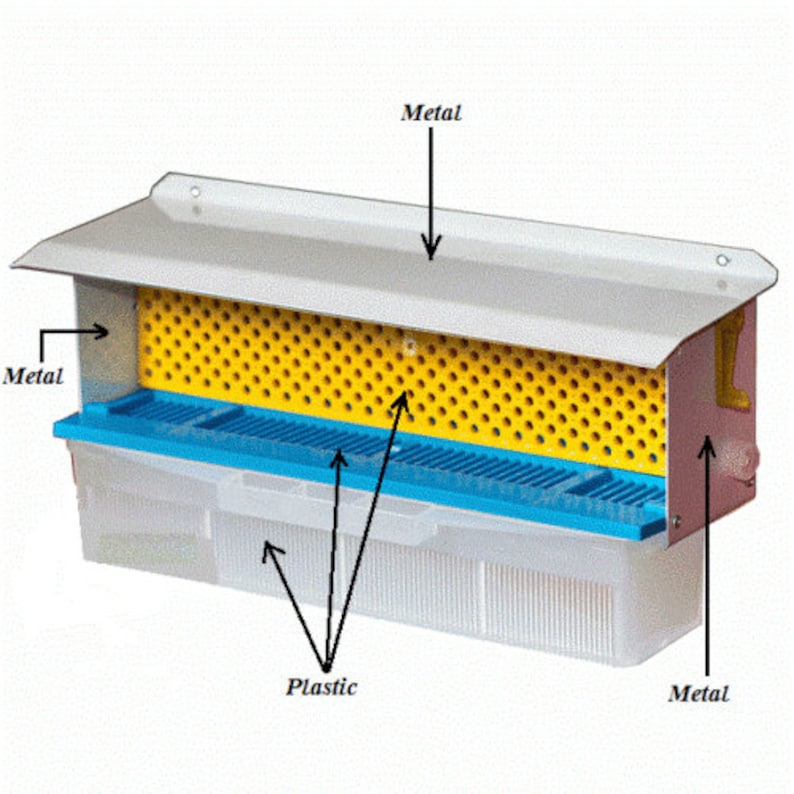 Metal/plastic Beehive Pollen Trap With Ventilated Drawer With | Etsy
