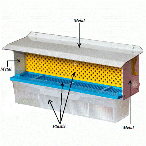 Metal/plastic Beehive Pollen Trap With Ventilated Drawer With Drone ...