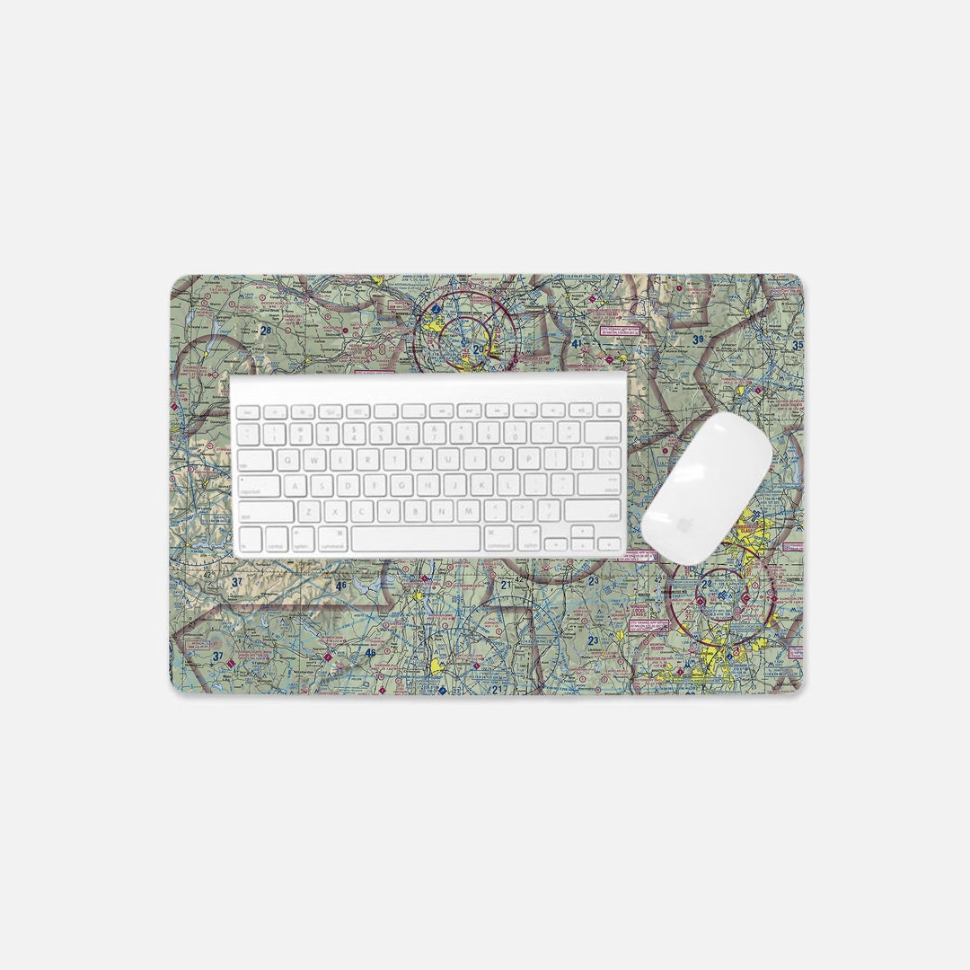 Customizable VFR Sectional Desk Mat - Etsy