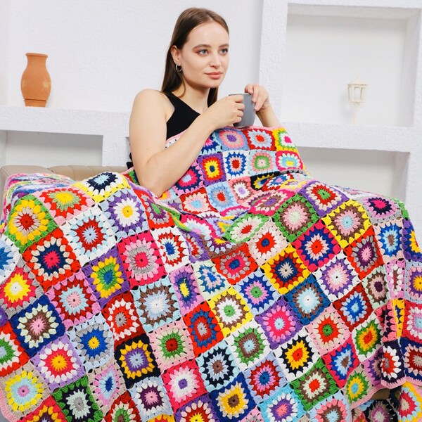 Afghan Bedspread - Etsy