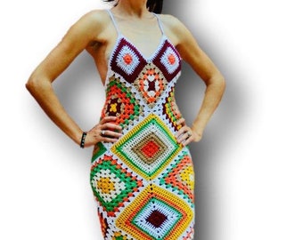 Sexy Crochet Dress - Etsy