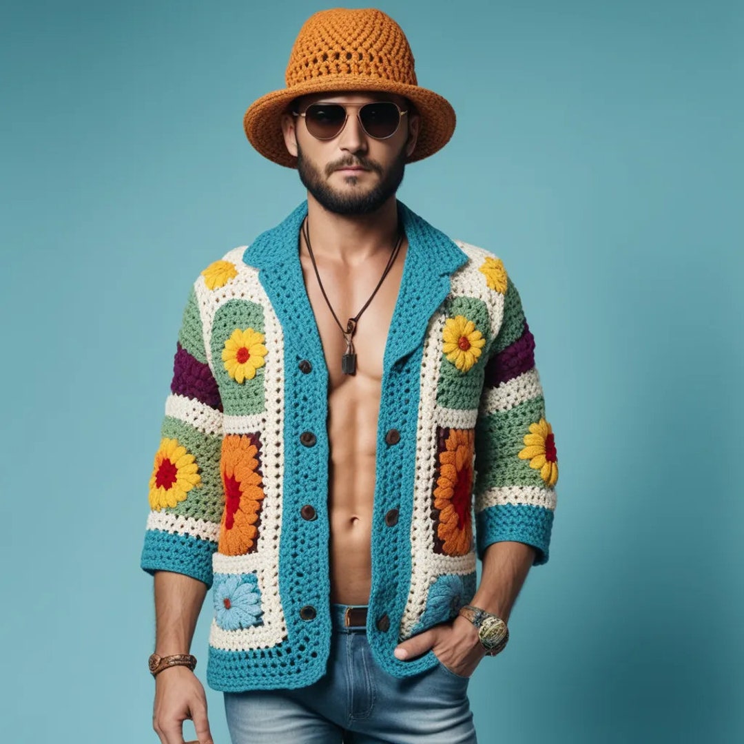 Men's Clothing, Men CLOTHES, Men Handmade Outfit, Mens Crochet Clothing ...