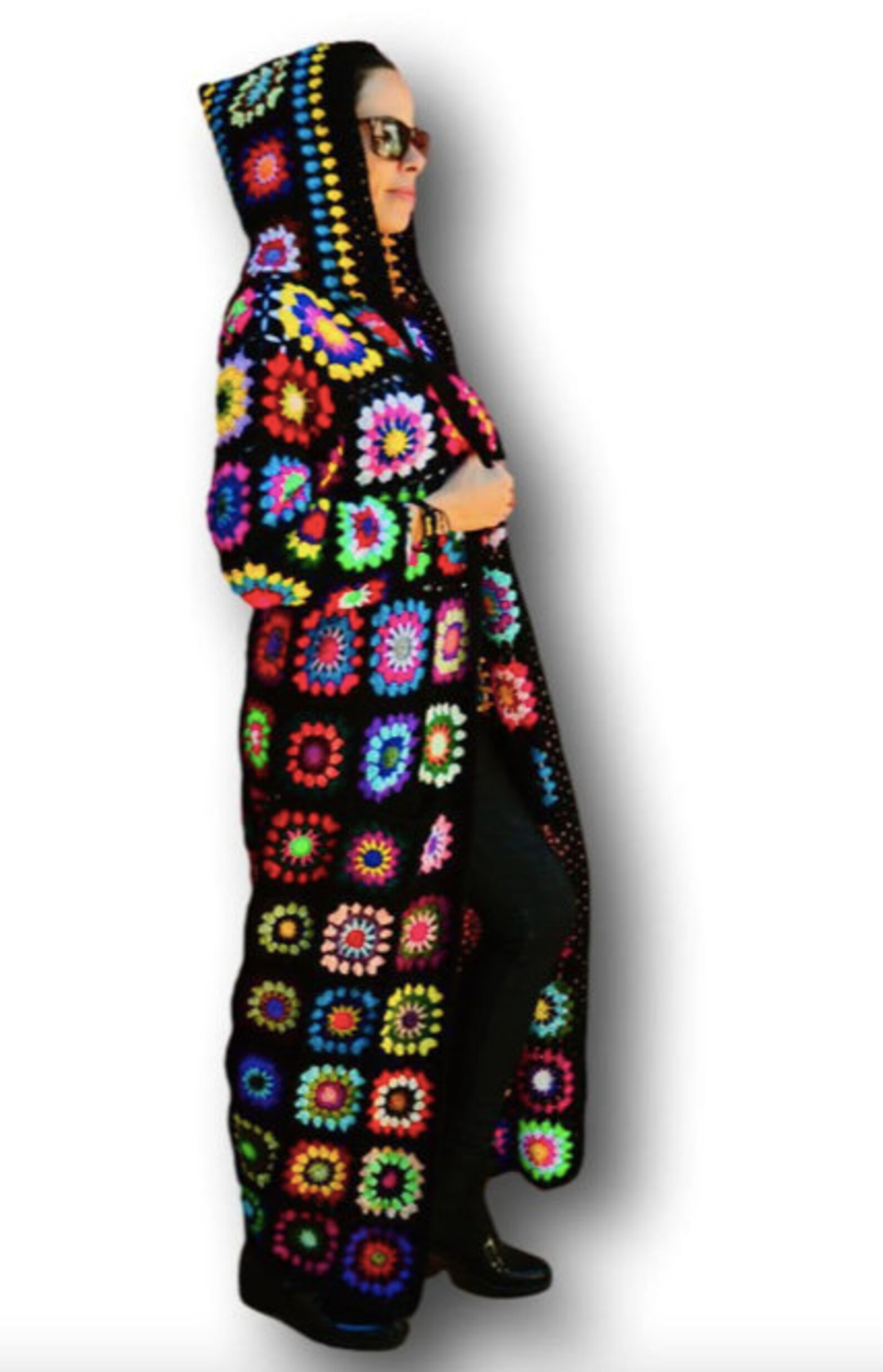 Multicolor Jacket Festival Jacket Sweater for Girlfriend - Etsy