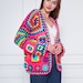 Colorful Sweater Colorful Cardigan Cardigan Woman Colorful - Etsy