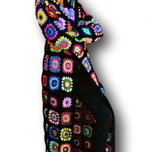 Multicolor Jacket Festival Jacket Sweater for Girlfriend - Etsy