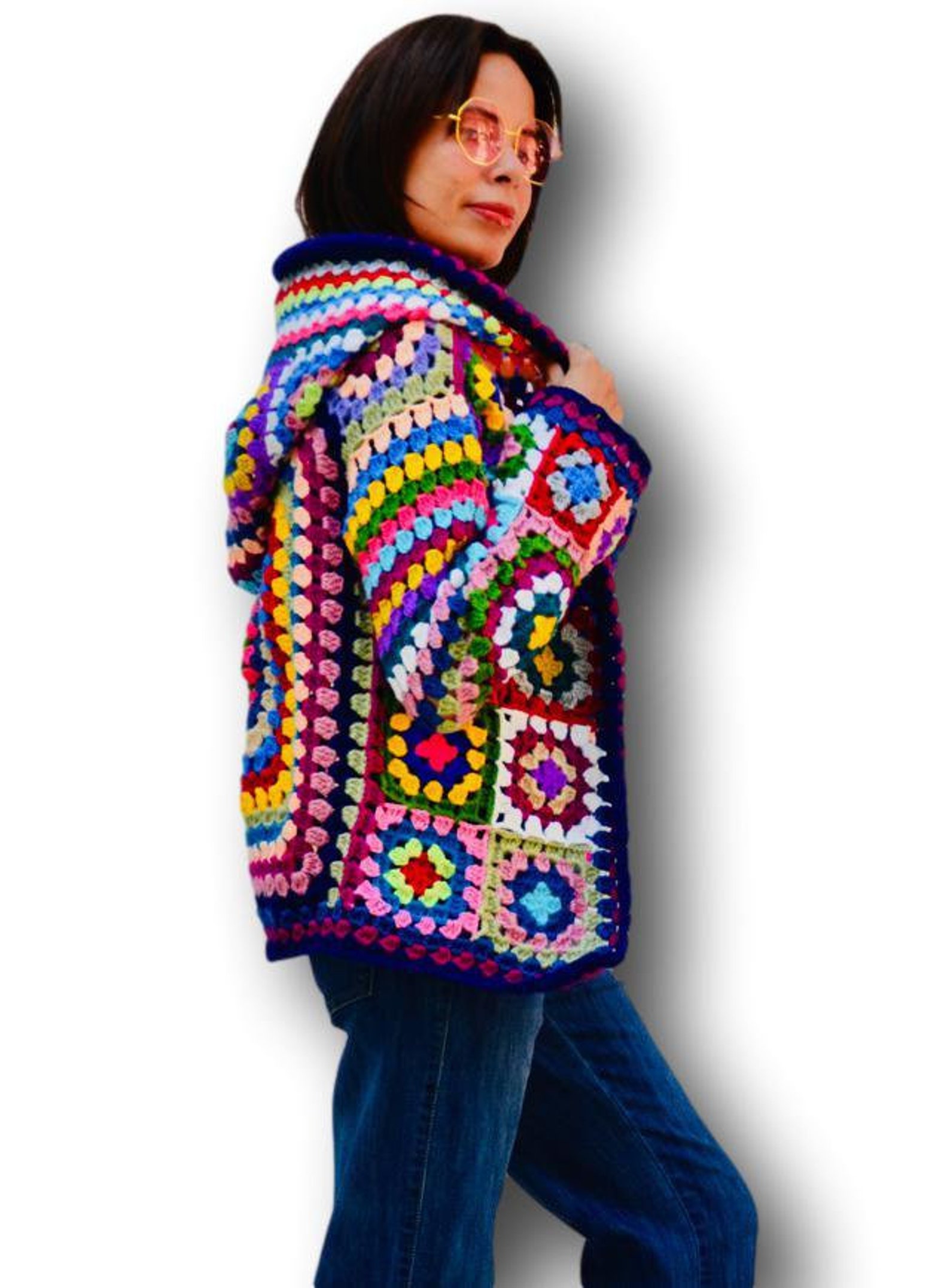 Hooded Jacket Granny Jacket Hooded Sweater Women Granny | Etsy